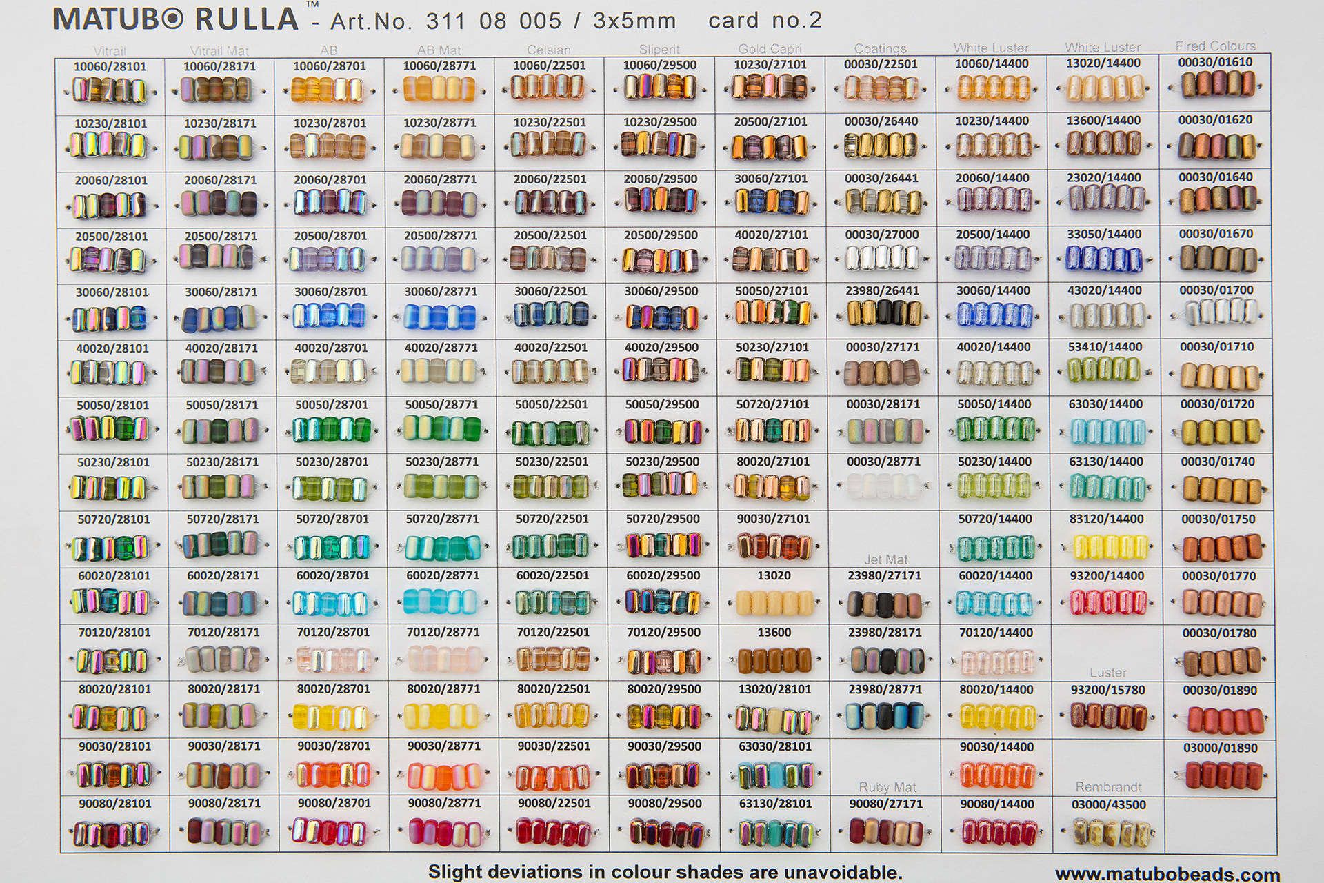 MATUBO RULLA™ pressed beads | Matubo