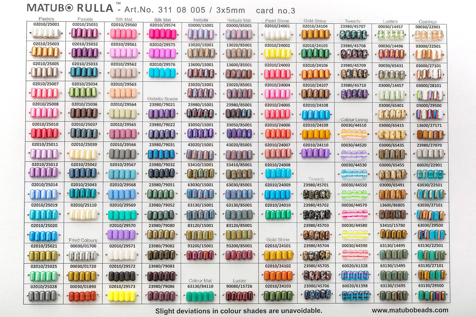 MATUBO RULLA™ pressed beads | Matubo