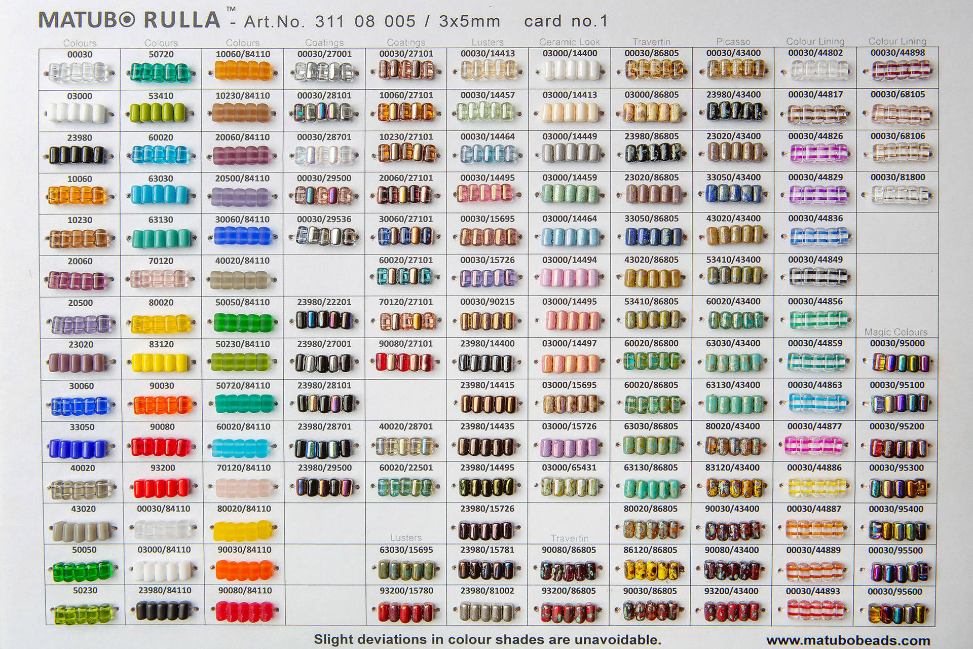 MATUBO RULLA™ pressed beads | Matubo