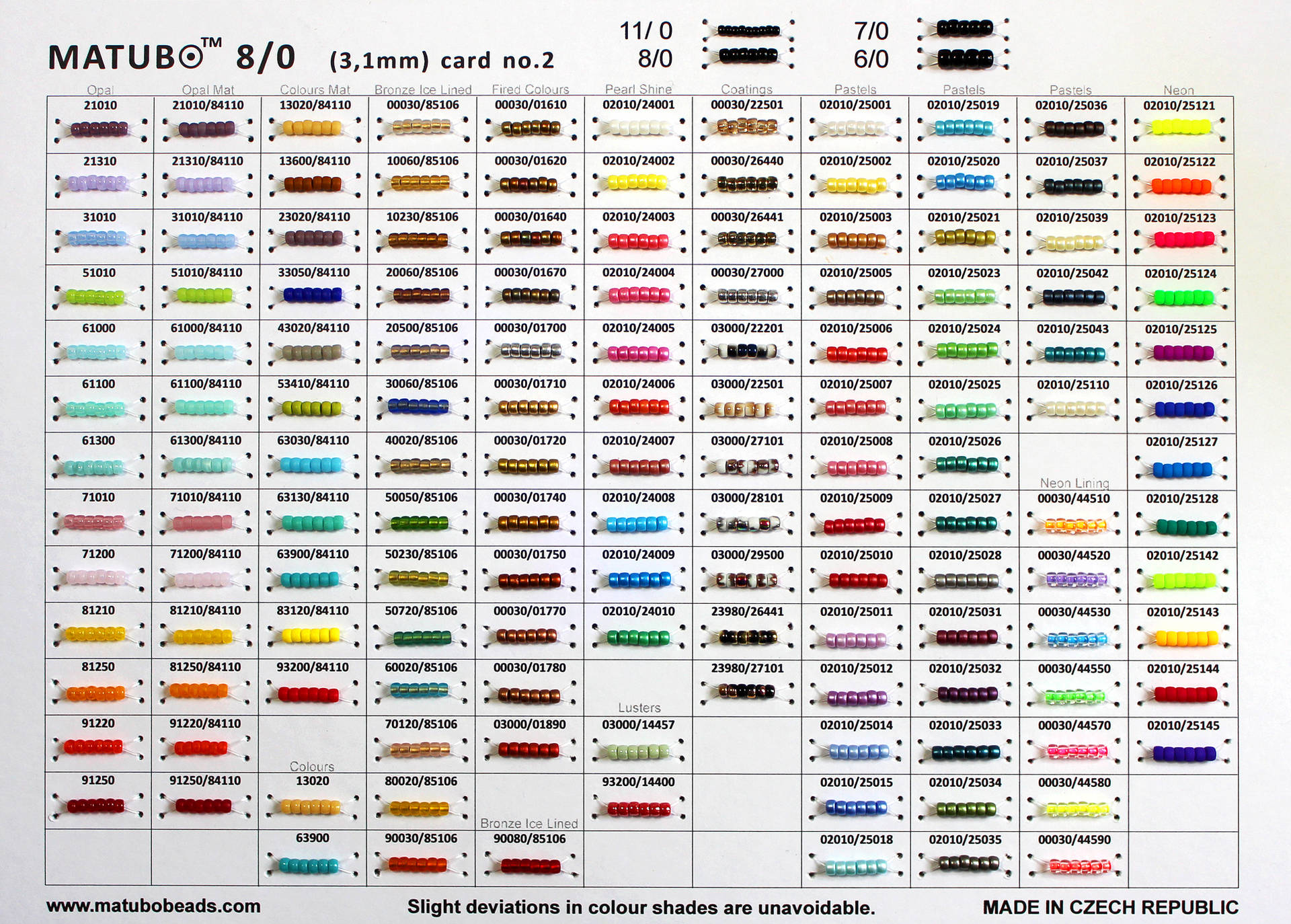 MATUBO™ 8/0 seed beads | Matubo