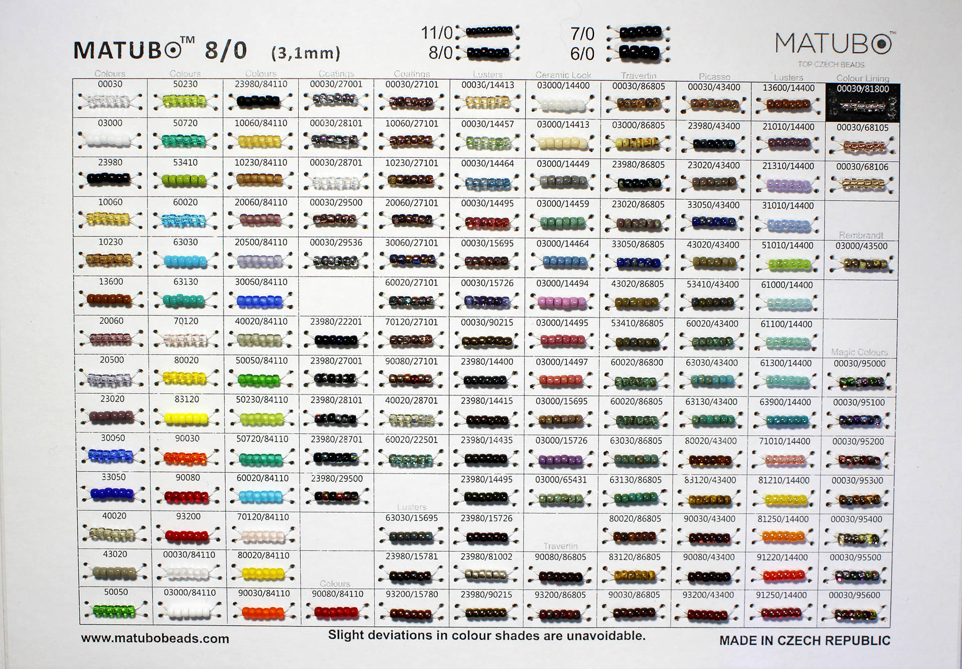 MATUBO™ 8/0 seed beads | Matubo